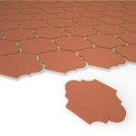 San Felipe Saltillo Tile | Arabesque Terracotta | Shipped by Rustico Tile