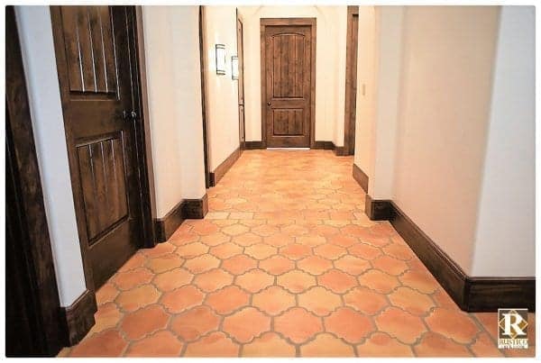 San Felipe Saltillo Tile | Arabesque Terracotta | Shipped by Rustico Tile