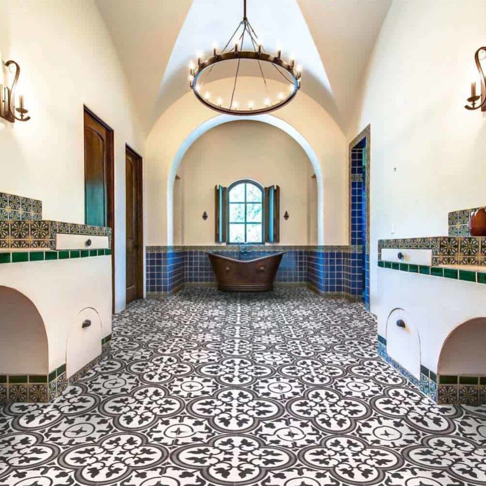 Popular Types of Spanish Tiles: Saltillo, Cement, Talavera Tile