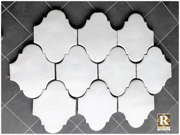 Whitewash Glazed Saltillo - Stained Mexican Tile - Shipped by Rustico Tile