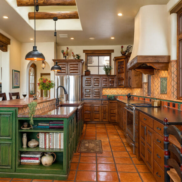 Spanish Mission Red Tile: Brick-Red Saltillo Flooring | Rustico Tile